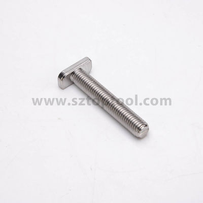 304 316 Stainless Steel T Bolt M6 Hex Bolts For PV Box Fasteners